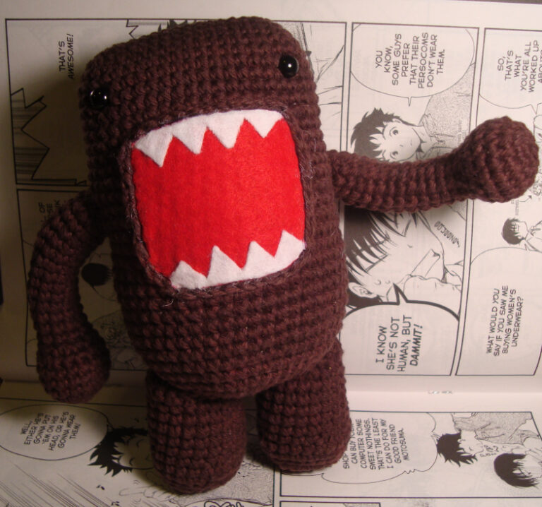 Domo-Kun (Larger) Amigurumi Crochet Pattern
